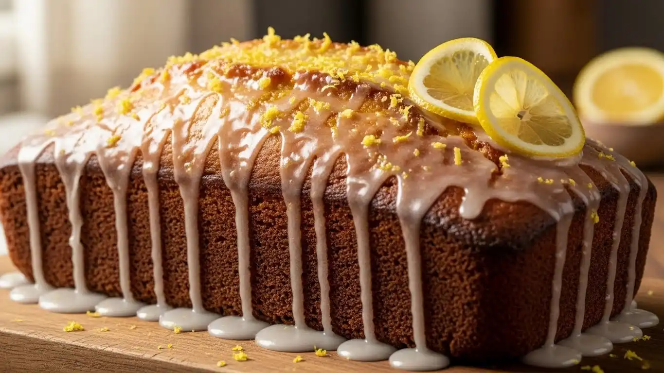 Easy Homemade Lemon Drizzle Cake With Fresh Lemon Flavor