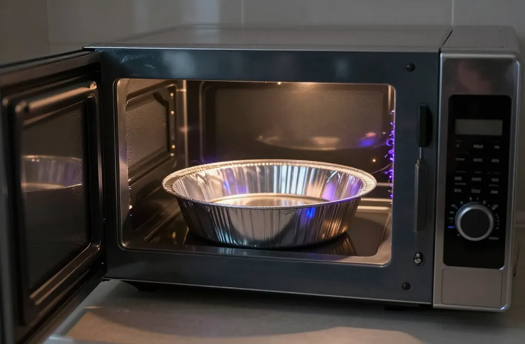 Aluminium Pan In Microwave